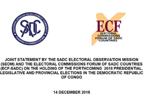 Joint Statement by the SADC Electoral Observation Mission (SEOM) and ... Joint Statement by the SADC Electoral Observation Mission (SEOM) and ...